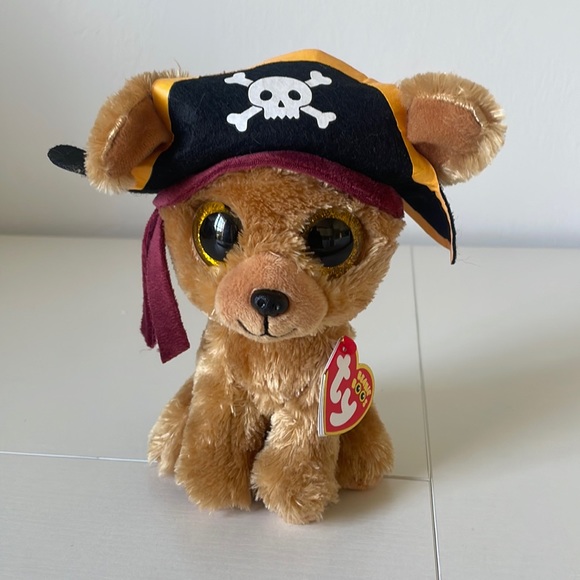 Ty | Toys | New 222 Ty Beanie Boos Rowan The Halloween Pirate Dog 6 ...